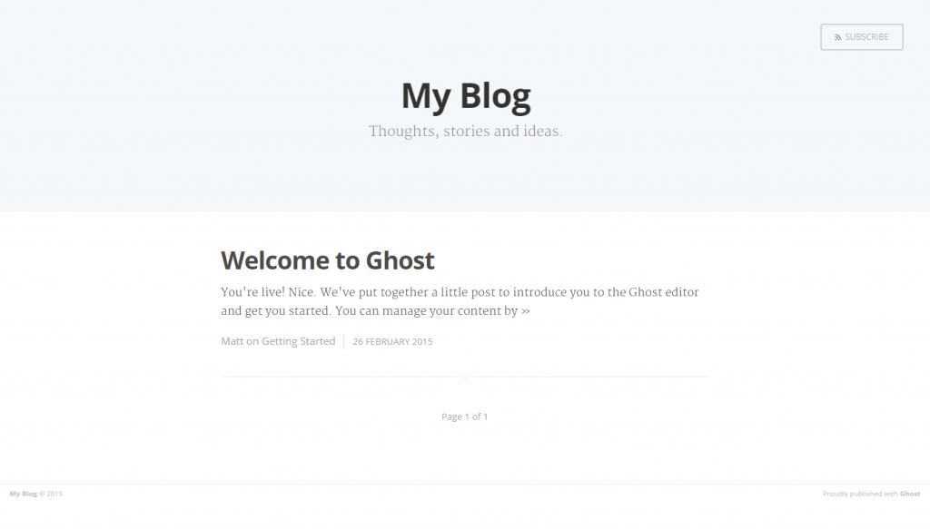 Installing Ghost | ApisCP Knowledge Base